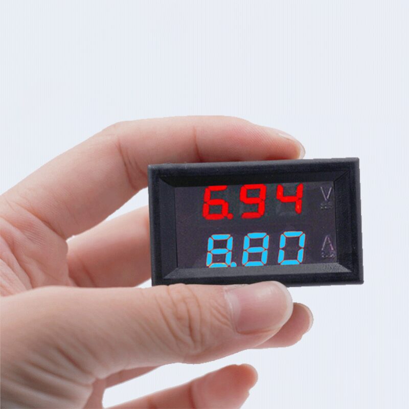 voltmeter and current display
