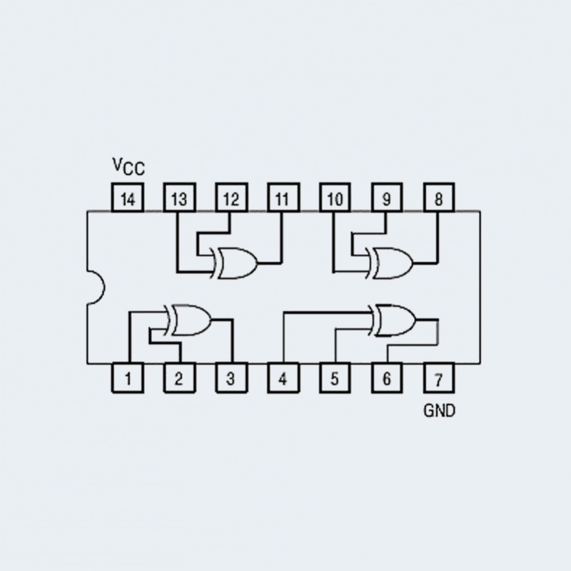 XOR Gate 74LS86 IC 7486