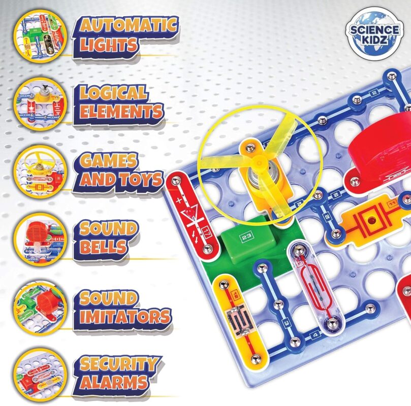 Electric Circuits For Kids - Snap circuit kit for children around 188 ...