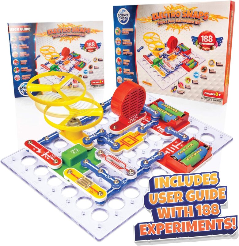 Electric Circuits For Kids - Snap circuit kit for children around 188 ...