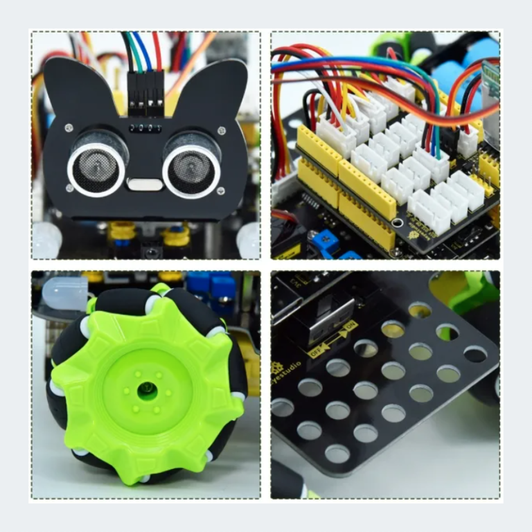 KEYESTUDIO 4WD Mecanum Robot Kit for Arduino UNO